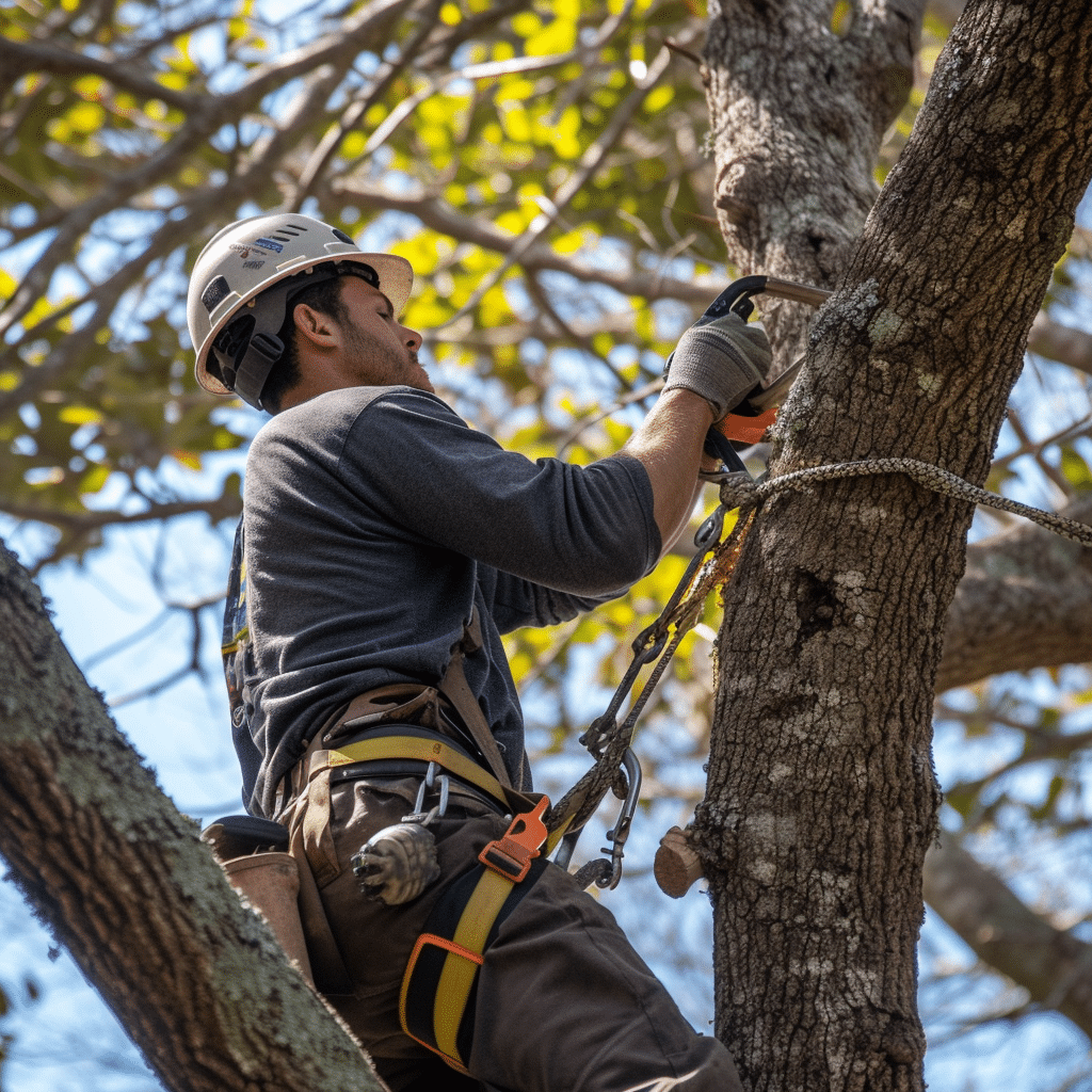 Tree Trimming Preparation for Storm